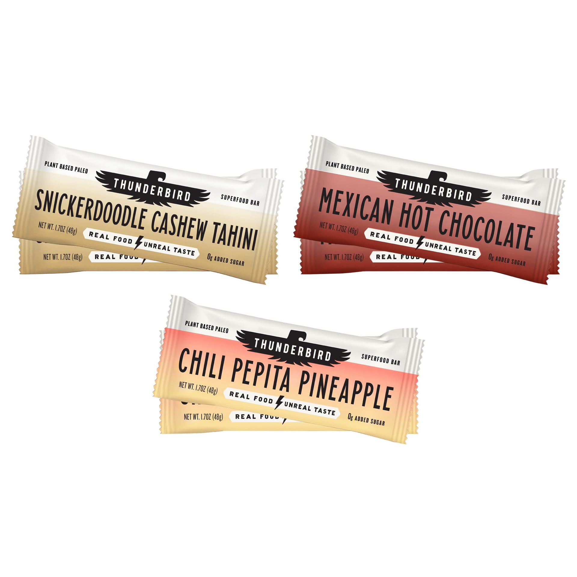 Variety Packs Thunderbird Real Food Bar